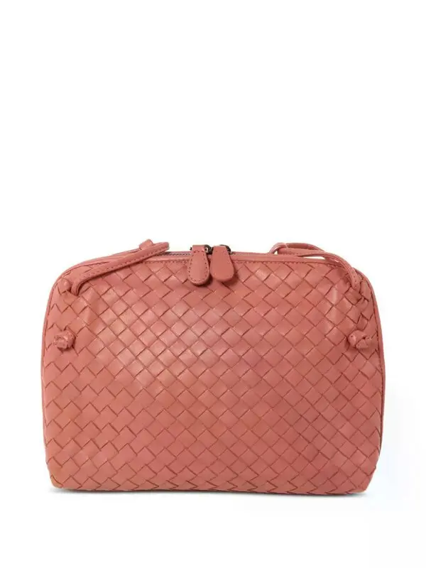 Bottega Veneta Intrecciato Shoulder Bag - Pink