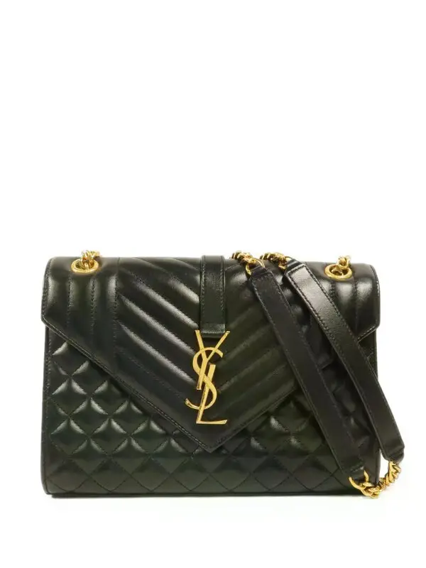 Saint Laurent Medium Envelope Quilted Shoulder Bag