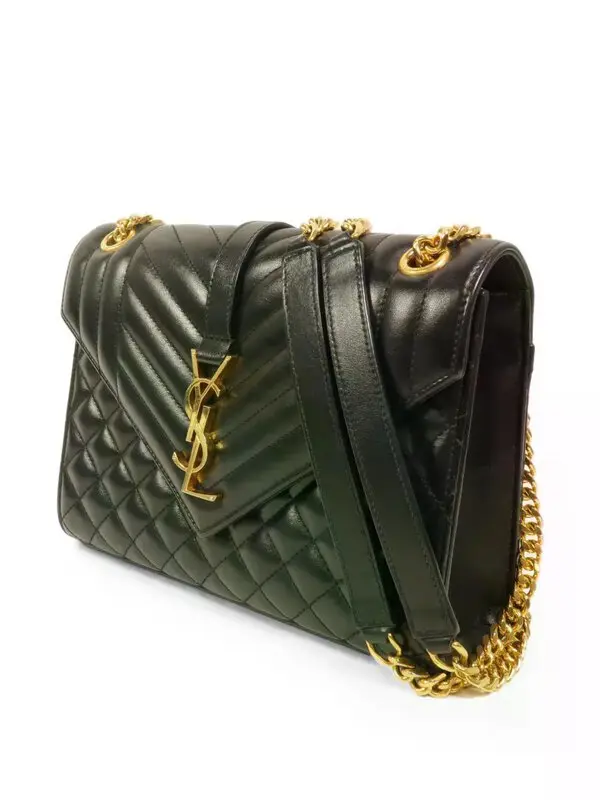 Saint Laurent Medium Envelope Quilted Shoulder Bag