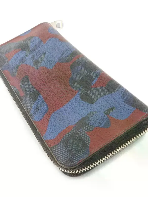 LOUIS VUITTON Damier Cobalt Zippy Vertical Wallet
