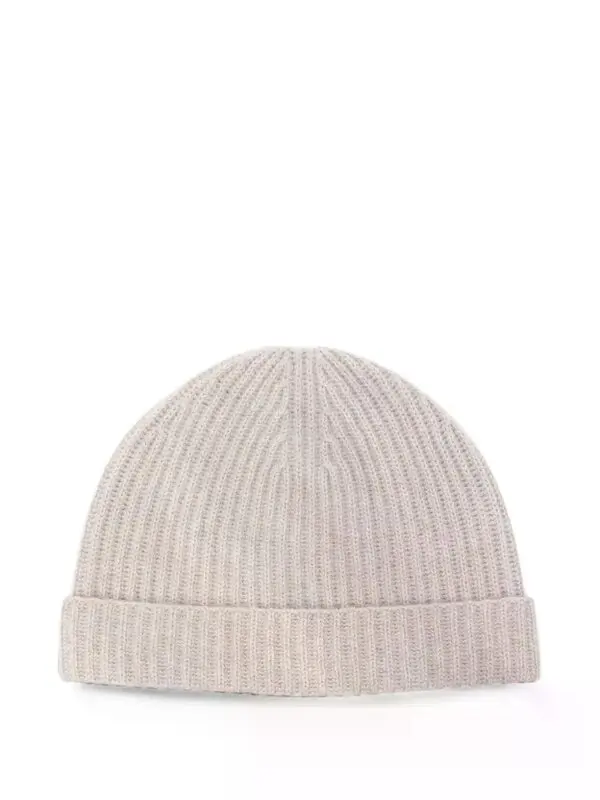 N.peal Ribbed-knit Beanie Hat