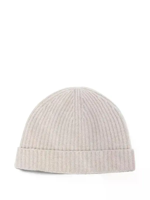 N.peal Ribbed-knit Beanie Hat