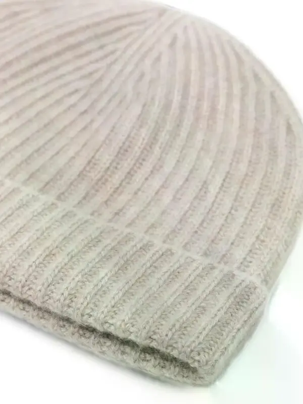 N.peal Ribbed-knit Beanie Hat