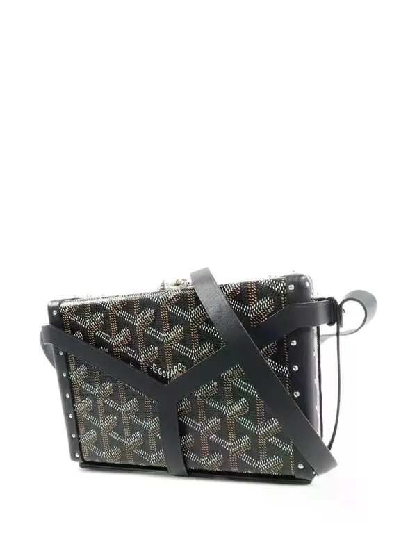 Goyard Goyardine Minaudiere Trunk Shoulder Bag