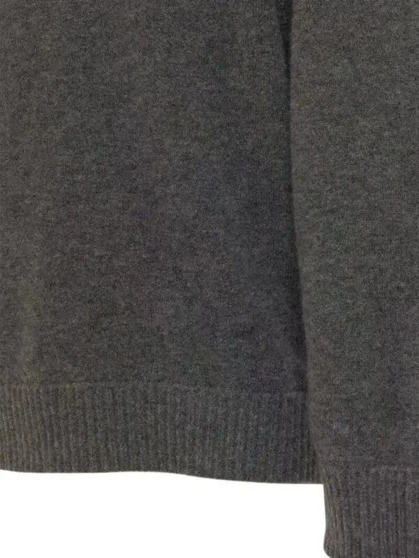 LANEUS Crew-neck Knitted Sweater