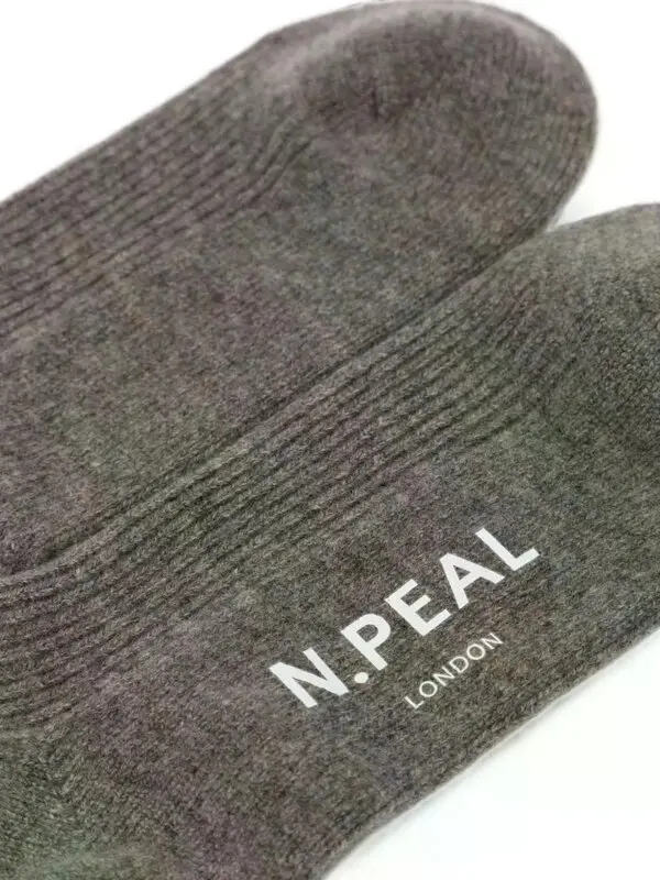 N.peal Ribbed-knit Socks