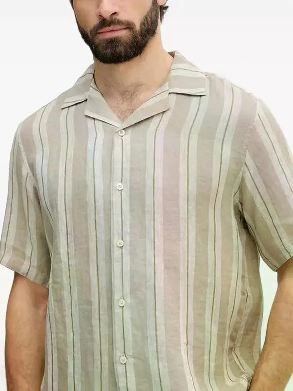 BENETTON Striped Short-sleeve Shirt
