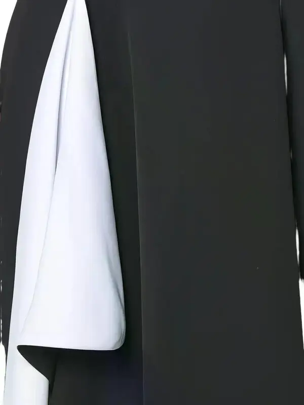 Karl Lagerfeld Draped Panelled Midi Dress