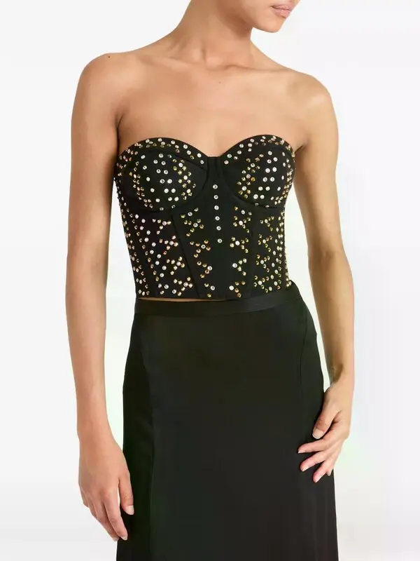 TEMPERLEY LONDON Oberon Stud-embellished Corset Top