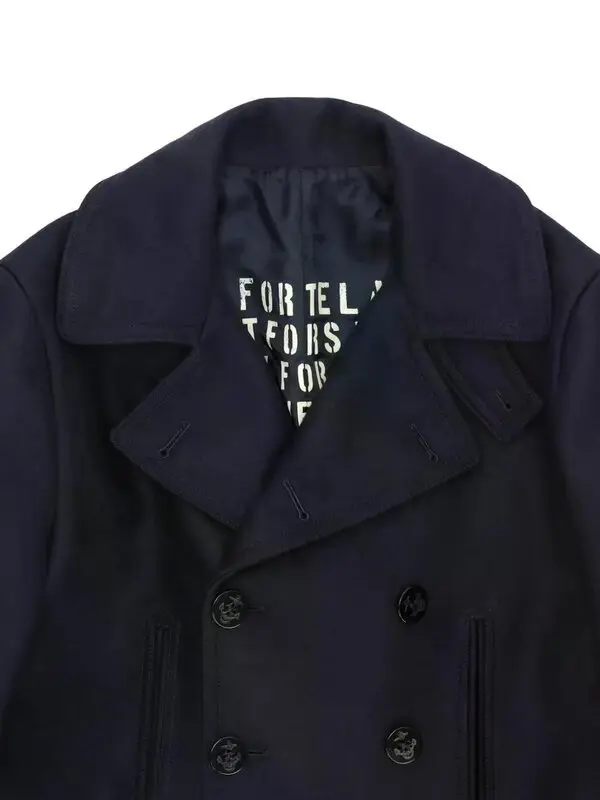FORTELA Double-breasted Wool Coat