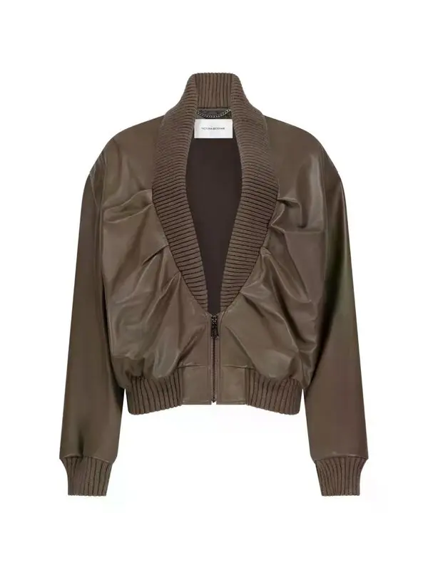 Victoria Beckham Zana Leather Jacket