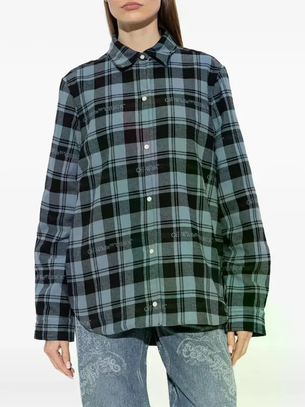 Off-White Checked Shirt