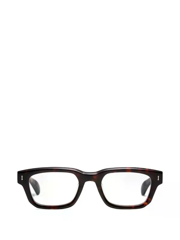 PETER AND MAY Tortoise Geometic Glasses - Brown