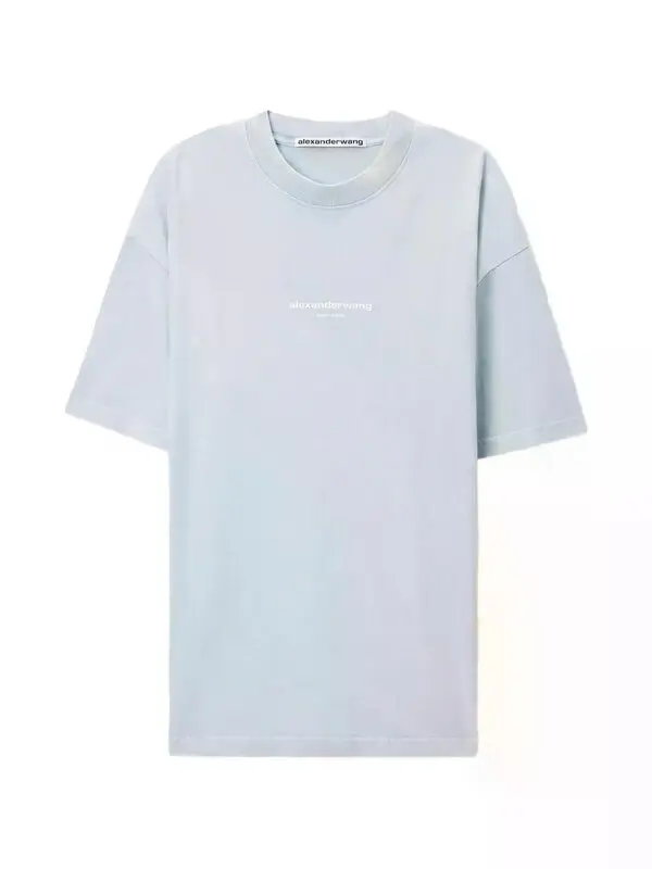 Alexander Wang Logo Print Short Sleeve T-shirt