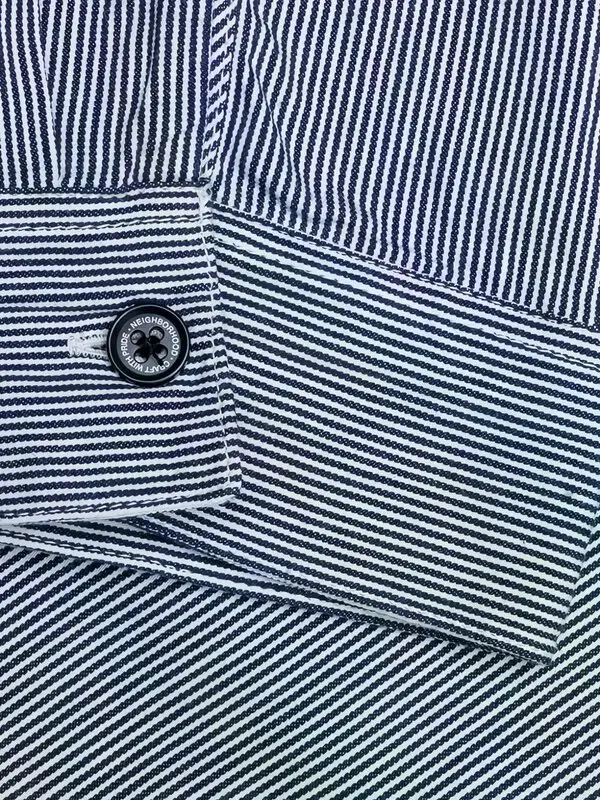NEIGHBORHOOD Pocket-striped Polo Shirt