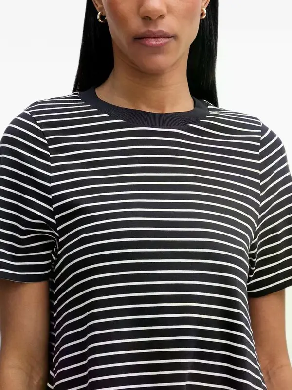 Marc O'polo Striped Short-sleeve Mini Dress