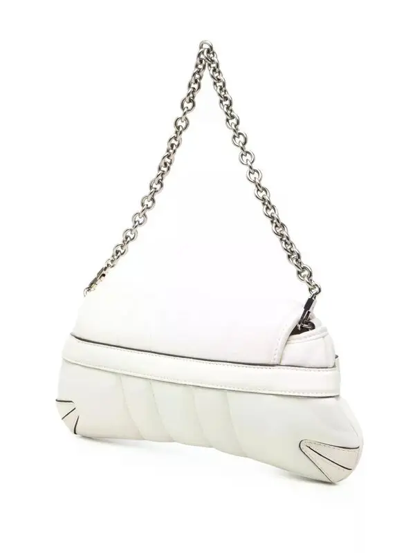 Gucci 2000-2015 Small Quilted Calfskin Horsebit Chain Satchel