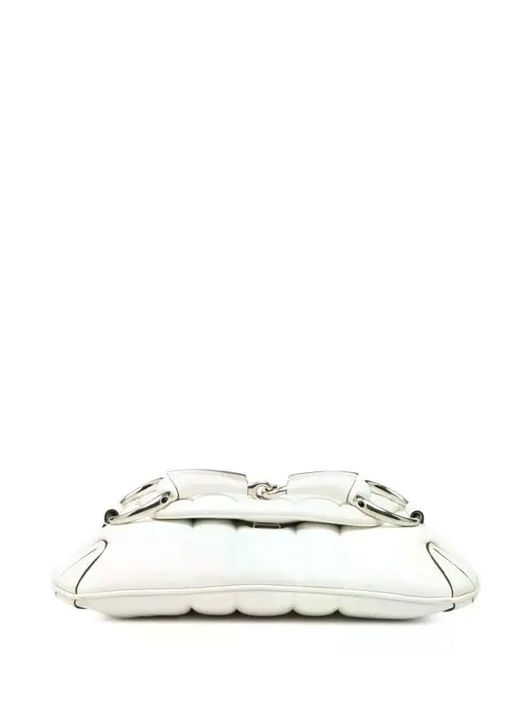 Gucci 2000-2015 Small Quilted Calfskin Horsebit Chain Satchel
