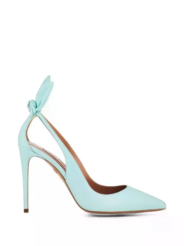 AQUAZZURA Bow-tie Pump 105 - Blue