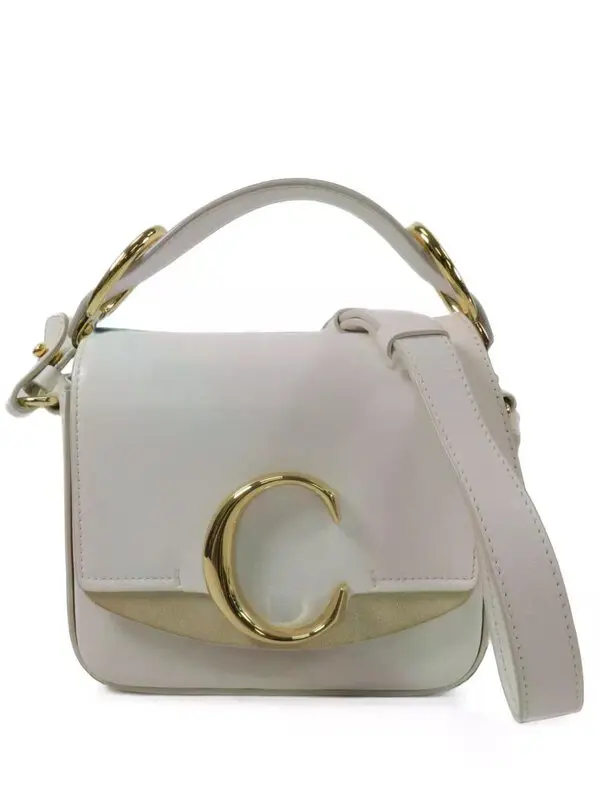 Chloé Mini C Tote Bag - White