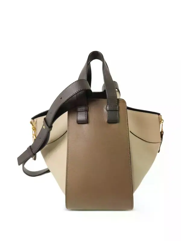 Loewe Hammock Leather Tote Bag - Neutrals