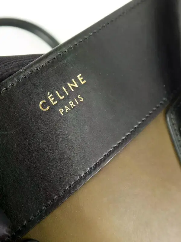 Celine Mini Luggage Leather Tote Bag - Brown