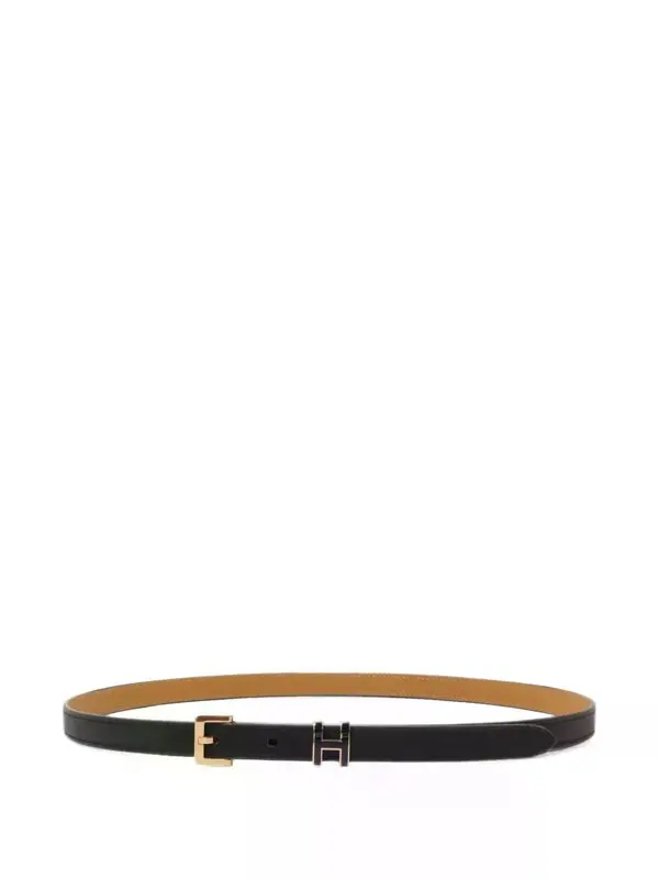 Hermès 2023 Pop H Leather Belt - Black