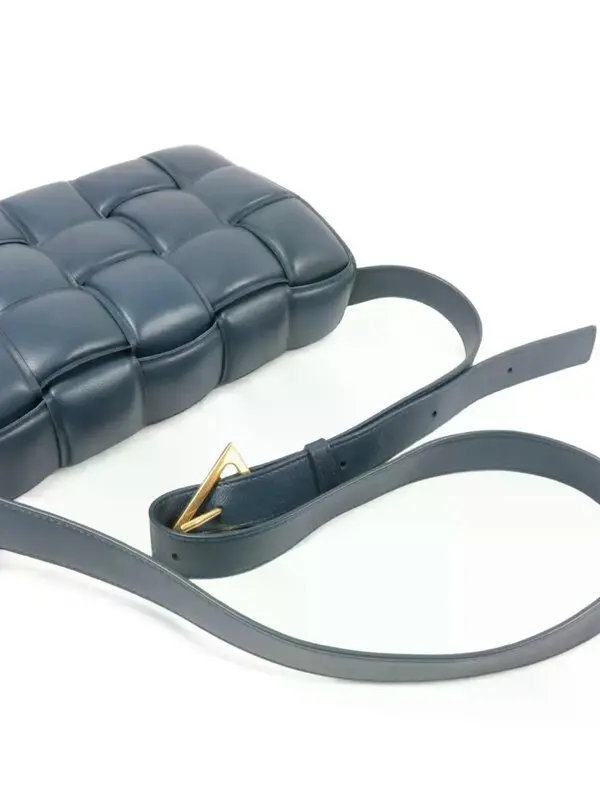 Bottega Veneta Cassette Padded Shoulder Bag - Blue