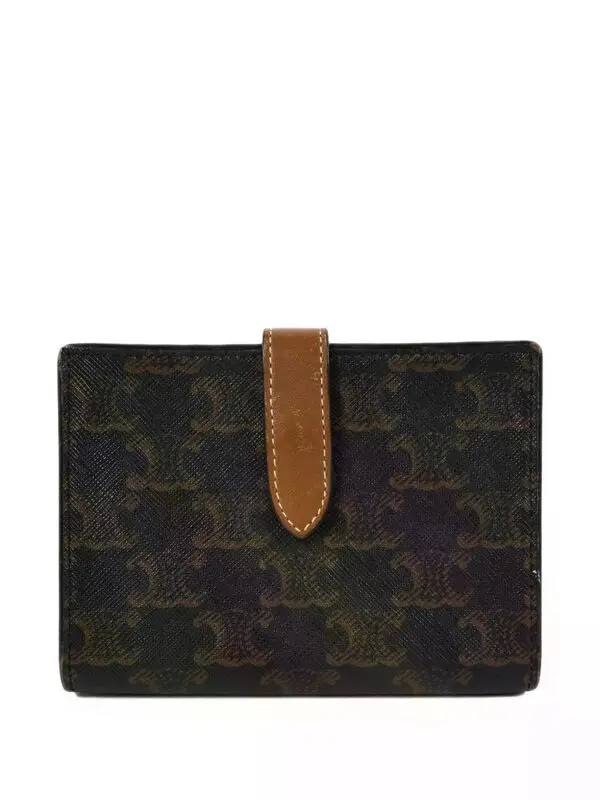 Celine Triomphe Canvas Wallet