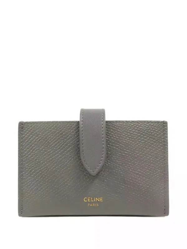 Celine Strap Card Case - Grey