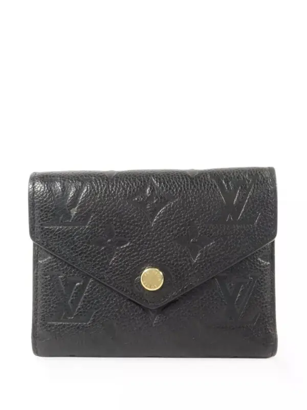 LOUIS VUITTON Victorine Monogram Empreinte Trifold Wallet