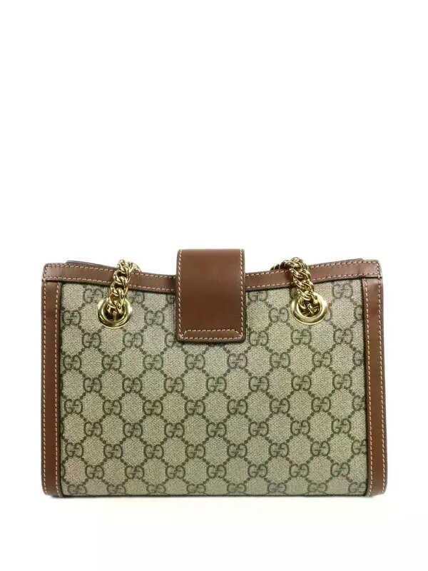 Gucci Padlock Chain-strap Shoulder Bag - Brown
