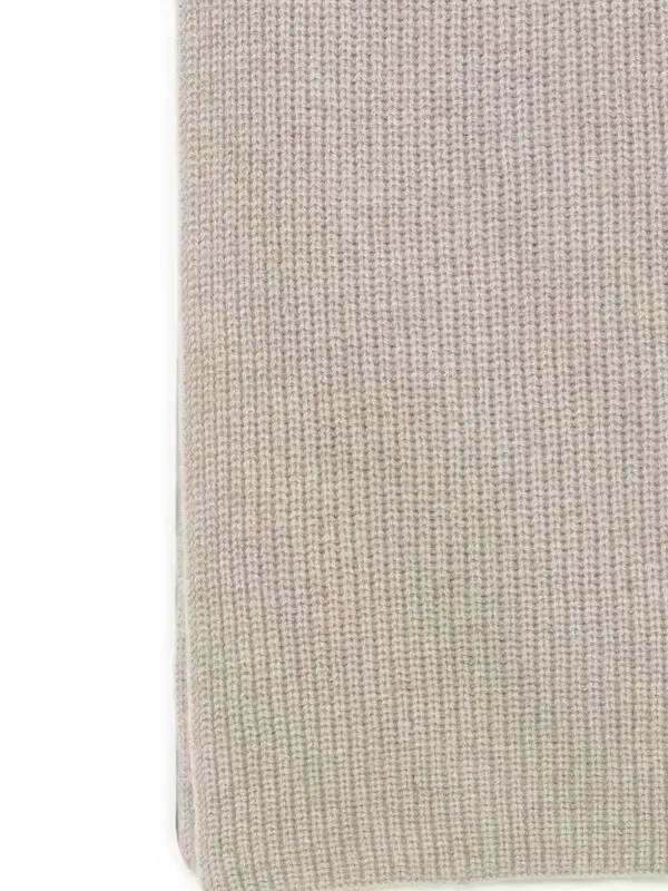 N.peal Ribbed Cashmere Scarf