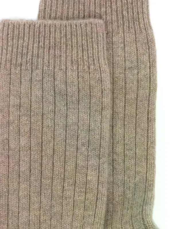 N.peal Ribbed Bed Socks