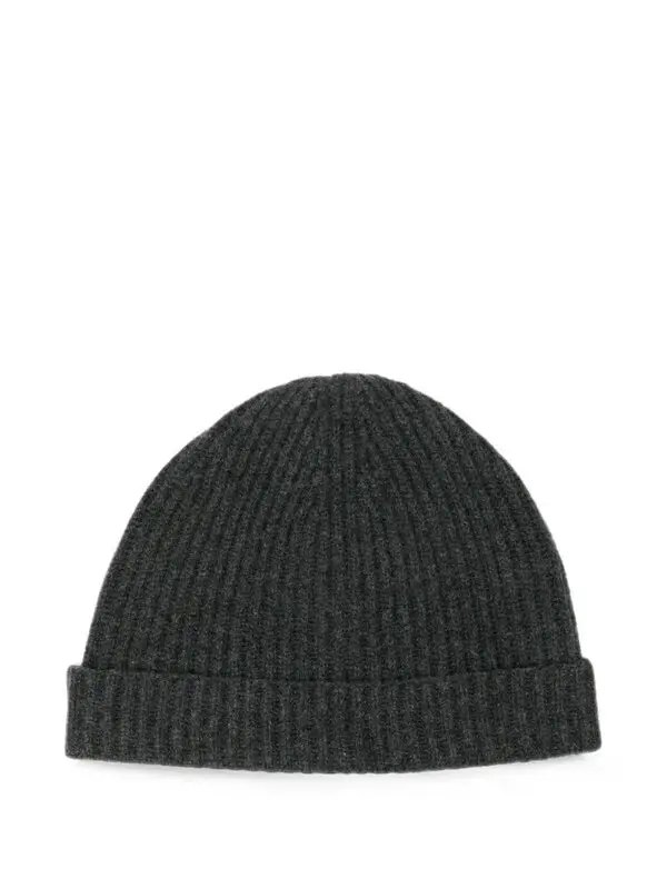 N.peal Ribbed-knit Beanie Hat