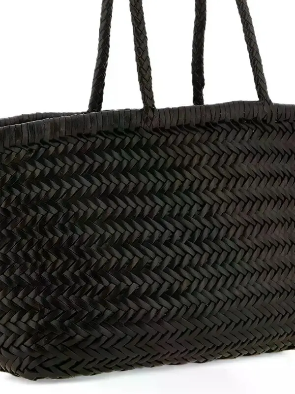 Dragon Diffusion Big Bamboo Triple Jump Woven Leather Shoulder Bag