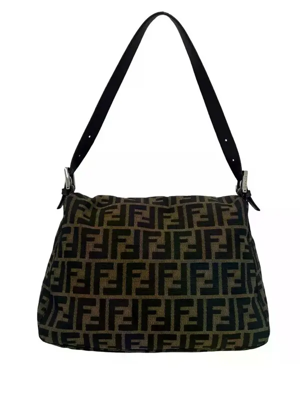 Fendi 2000-2016 Zucca Canvas Mamma Forever Shoulder Bag