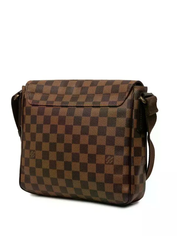 LOUIS VUITTON 2016 Damier Ebene District Pm Crossbody Bag