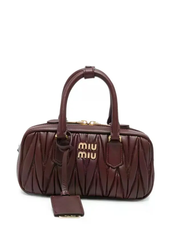 Miu Miu Mini Leather Tote Bag