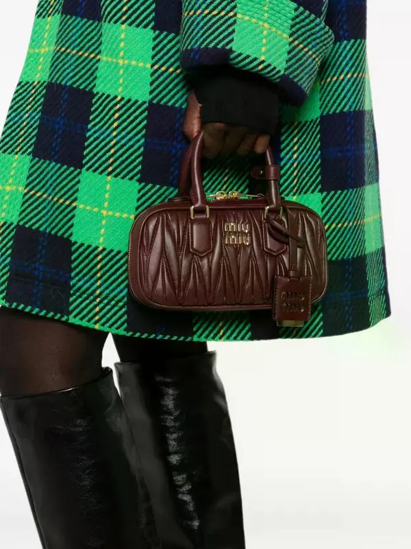 Miu Miu Mini Leather Tote Bag