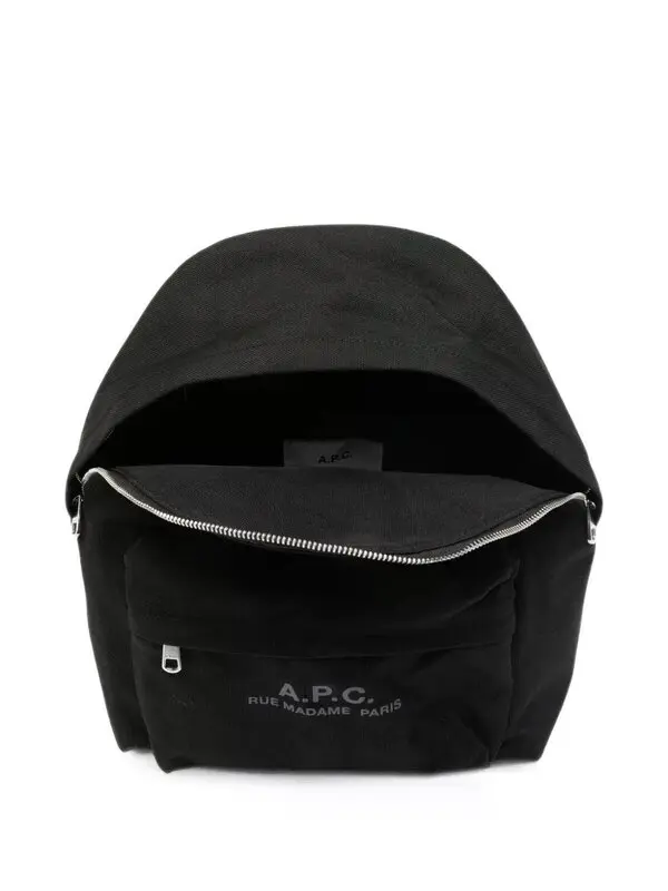 A.p.c. Logo-print Backpack - Black