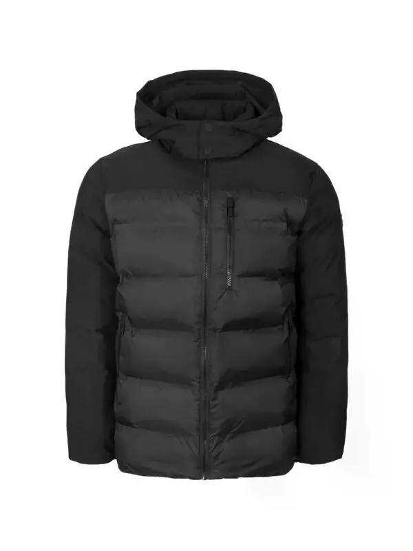 Karl Lagerfeld Quilted Zip-up Hooded Jacket