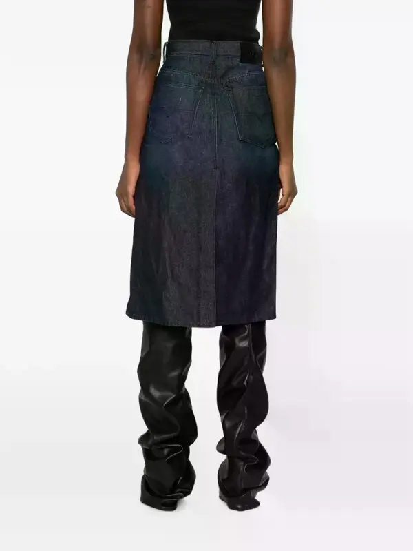 DIESEL® Faded Denim Skirt