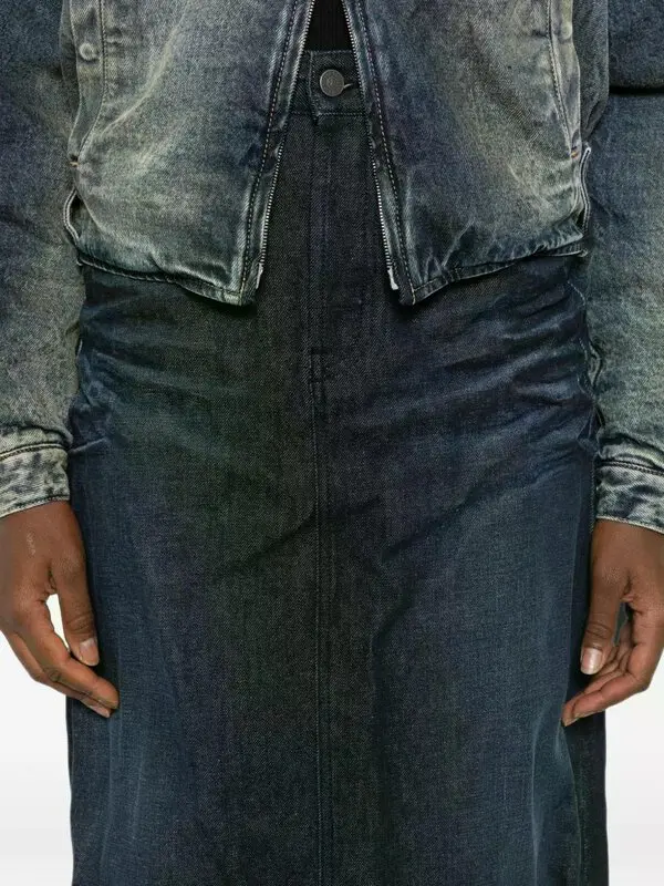 DIESEL® Faded Denim Skirt