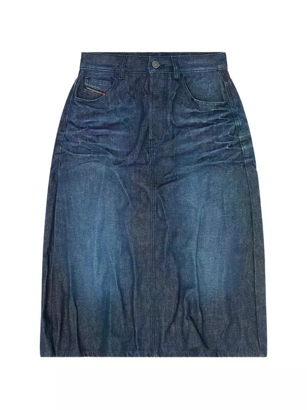 DIESEL® Faded Denim Skirt