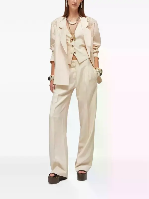 BLUGIRL Embroidered Belted Blazer