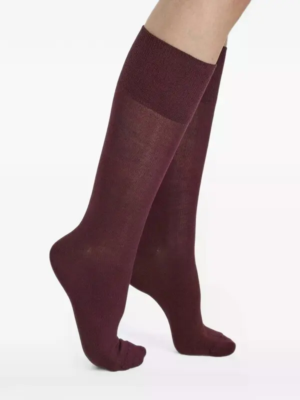 Wolford Ribbed-knit Mid-calf Socks