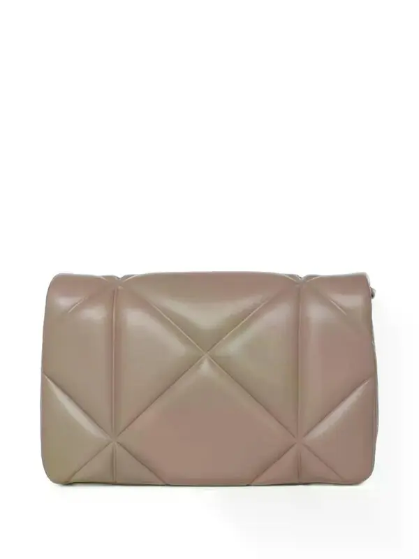 Moschino Quilted Logo-plaque Shoulder Bag