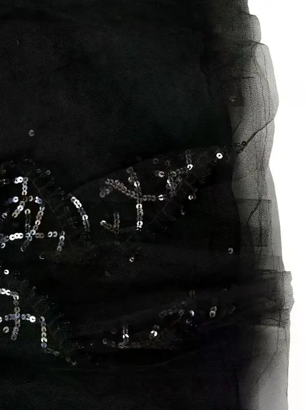 Valentino Garavani Sequin-embellished Ruffled Midi Dress