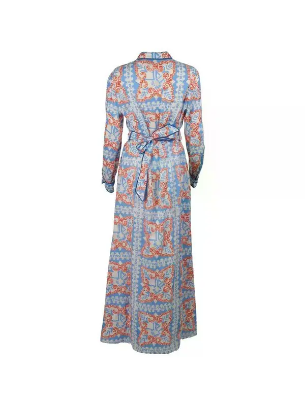Valentino Garavani Logo-print Belted Dress